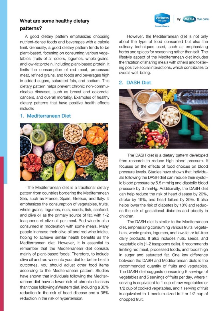 5 Healthy Eating Patterns - Wellness