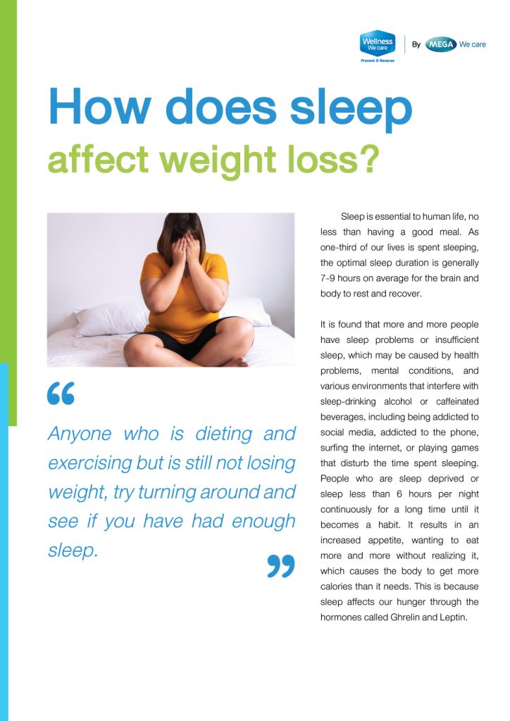 How does sleep affect weight loss? - Wellness